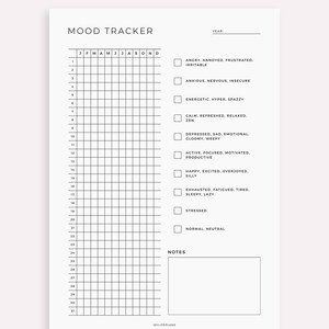 Mood Tracker for Remarkable Paper Pro, A Year in Pixels, Mood Journal ...