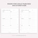 Five Day Week to Do List Printable, Minimal Weekly Planner Template ...