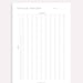 Monthly Fatigue Tracker Printable Template, Track Daily Fatigue ...