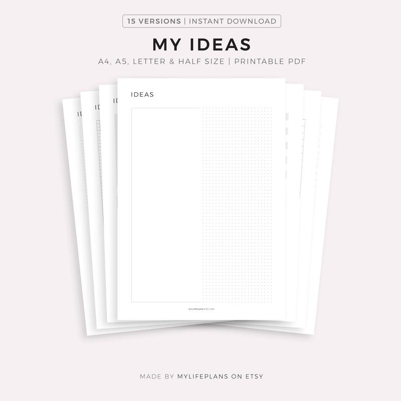 Project Plan Brainstorm - Etsy UK