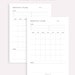 Monthly Goal Planner Printable, Fillable Monthly Planner, Productivity ...