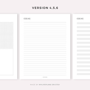 My Ideas - Brainstorming Sheet, Idea Sketching, Planning Template ...
