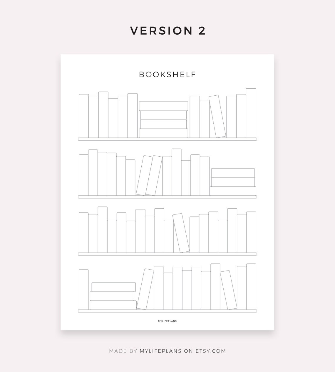 Digital Bookshelf Template, Books to Read, Books I've Read, Book ...