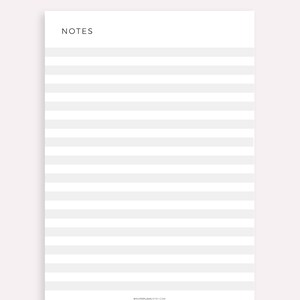 Printable Notes Page, Notes Template, Note Taking, Writing Paper, Notes ...