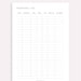 Printable Running Log Template, Running Tracker, Cardio Training Log ...