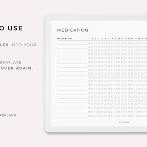 Monthly Medication Tracker for Supernote A5X2/A5X/A5/A6X2/A6X/A6 ...