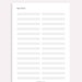 2 Column Notes Page Printable, Notes Template, Writing Paper, Notes ...