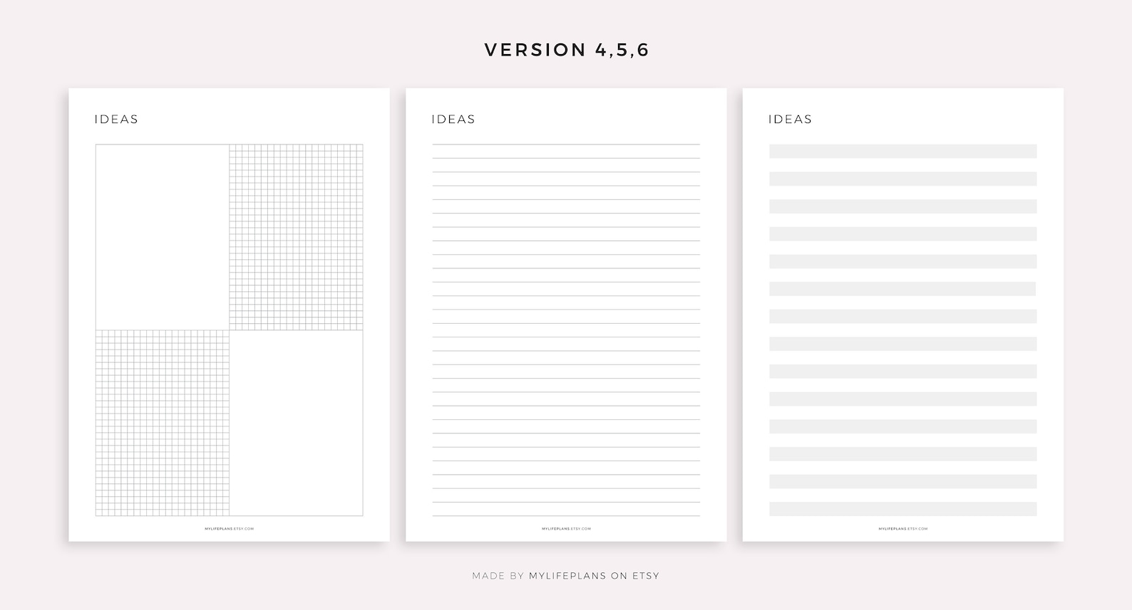 My Ideas - Brainstorming Sheet, Idea Sketching, Planning Template ...