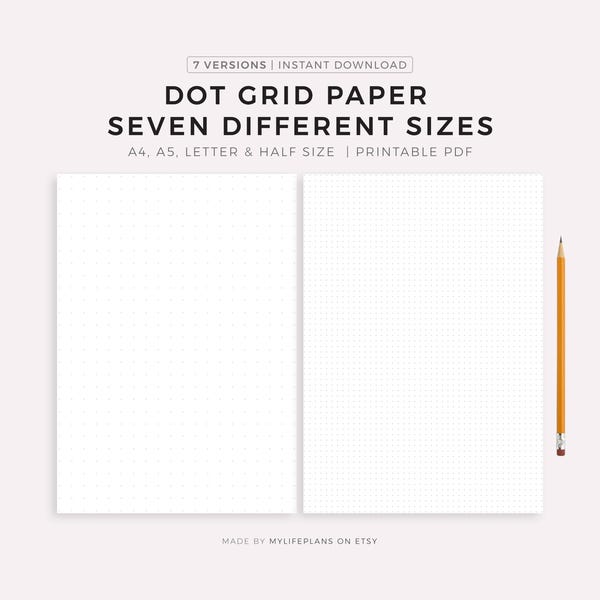 Grid Paper Note Book - Etsy