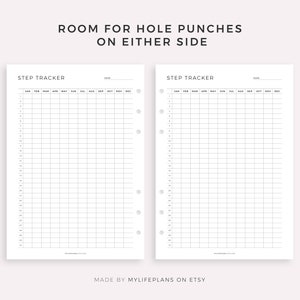 365 Day Step Tracker Printable, Daily Step Record, Exercise Log ...