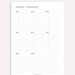 Simple Travel Itinerary Printable, Travel Planner Template, Vacation ...