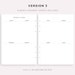 Weekly Planner Printable Vertical, Minimalist Weekly Schedule, Week on ...