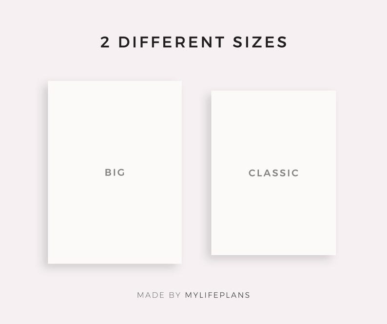 Weight Tracker Printable for Happy Planner Classic & Big, Instant ...