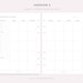 Monthly to Do List on Two Pages, Productivity Monthly Planner Printable ...