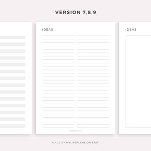 My Ideas - Brainstorming Sheet, Idea Sketching, Planning Template ...