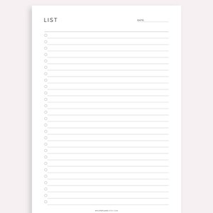 Simple Packing Checklist for Holiday, Work Trip, College, Moving Out ...