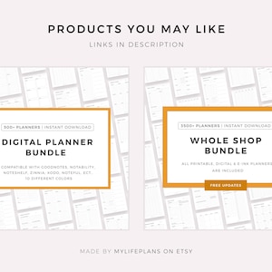 Brain Dump Digital Planner, Priorities Organizer, Get It Done Plan, to ...