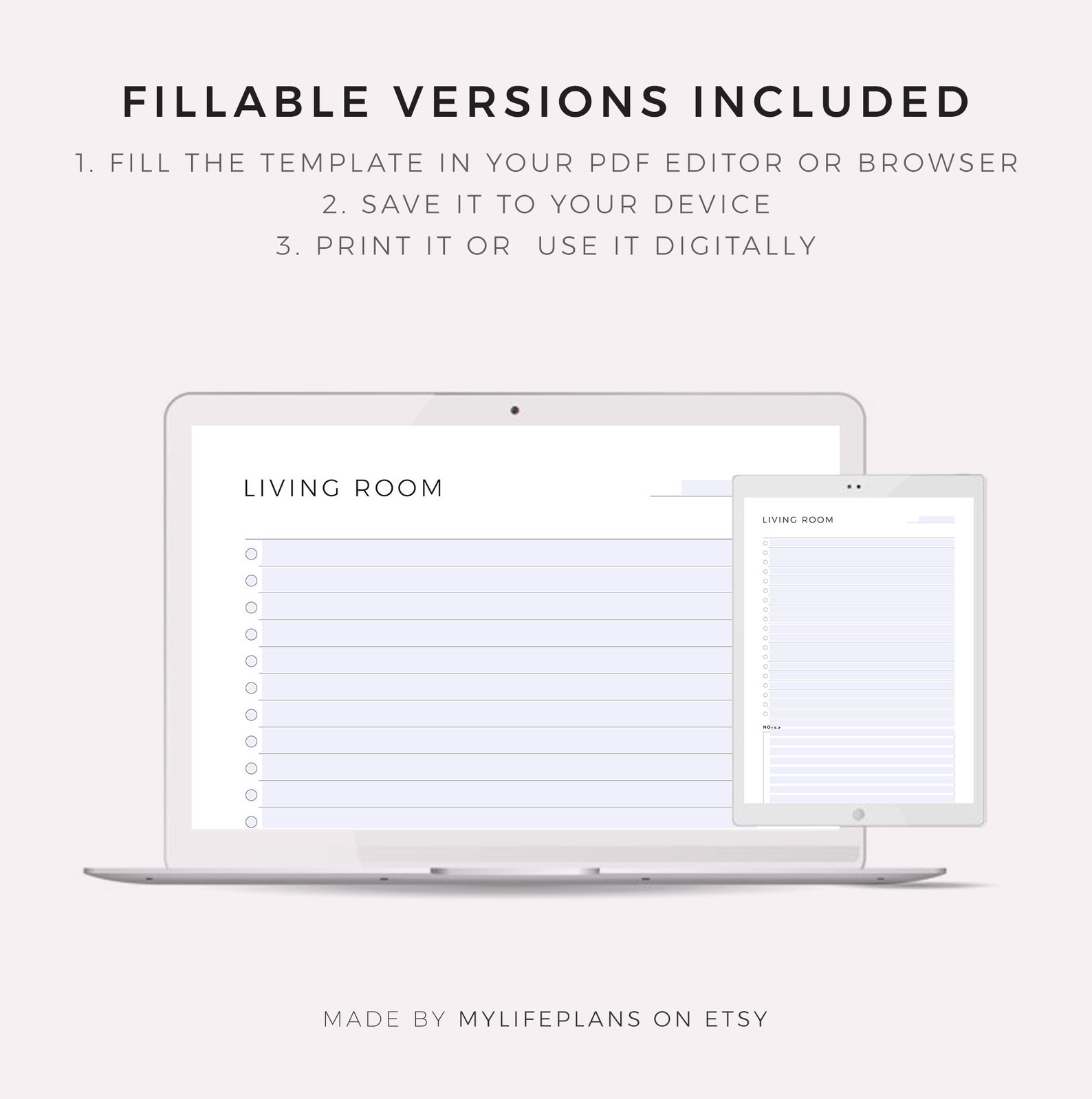 Printable House Cleaning Cards Cleaning Checklist by Room - Etsy