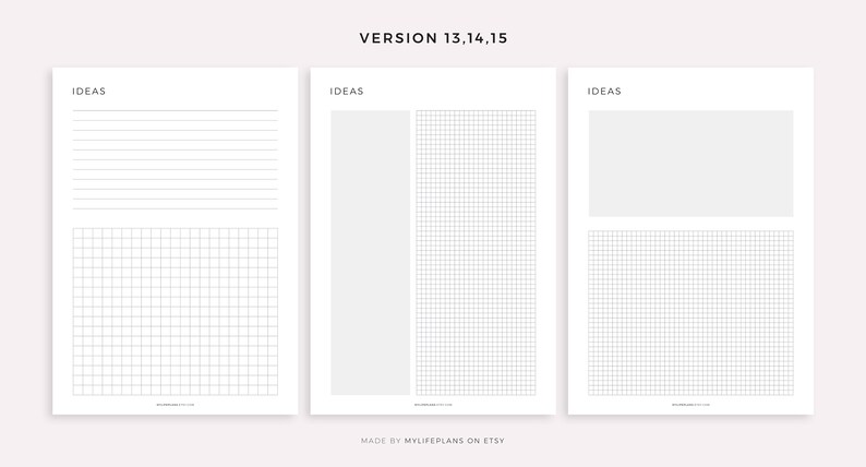 My Ideas - Brainstorming Sheet, Idea Sketching, Planning Template ...