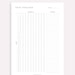 Monthly Pain Tracker Printable Template, Track Daily Pain Severity ...