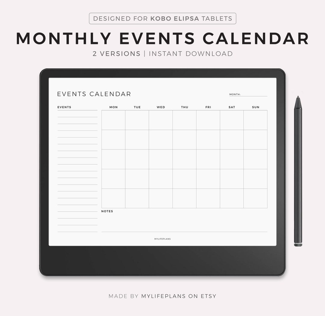 Monthly Entertainment Events Calendar - Sport Events, Concerts, Movie ...