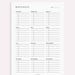 Birthday Tracker Template for Remarkable Paper Pro, Instant Download - Etsy