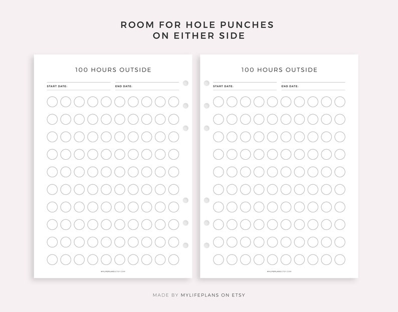 Thousand Hours Outside Tracker