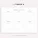 Five Day Weekly Planner Printable to Do List, Weekly Schedule, Week at ...