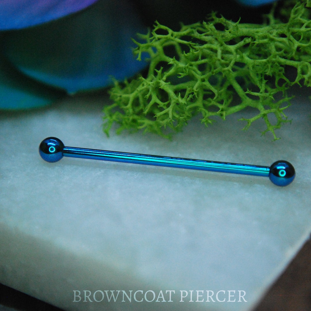 Basic Internally Threaded Titanium Barbell Industrial - Etsy