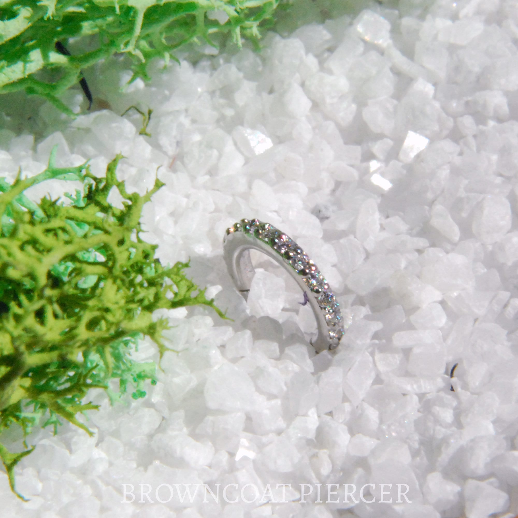 Tish Lyon 14kt Gold and Diamond Ring Hinged Clicker / - Etsy