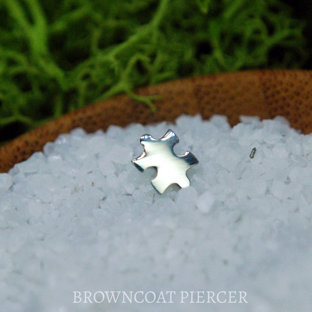 Implant Grade Titanium Puzzle Piece End - Push Fit - Pin - Pop Fit - or ...