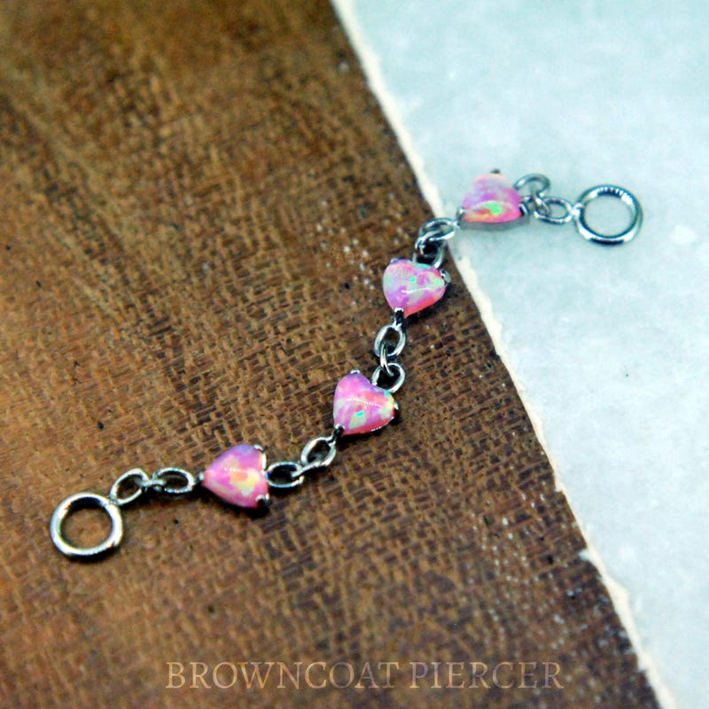 Heart Nose Chain - Etsy