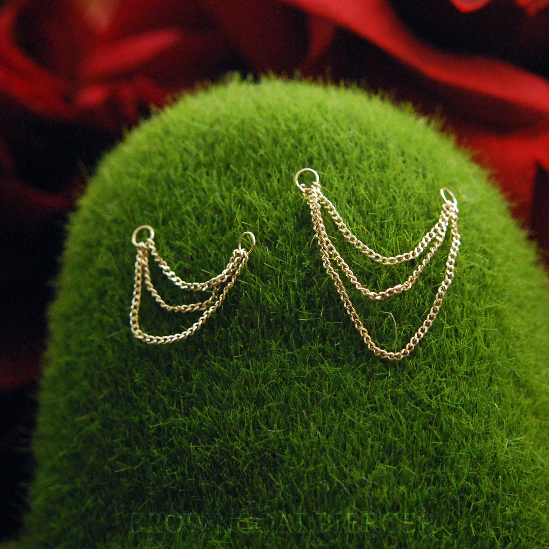 Tish Lyon 14kt Yellow Gold Triple Chain - Decorative - Etsy