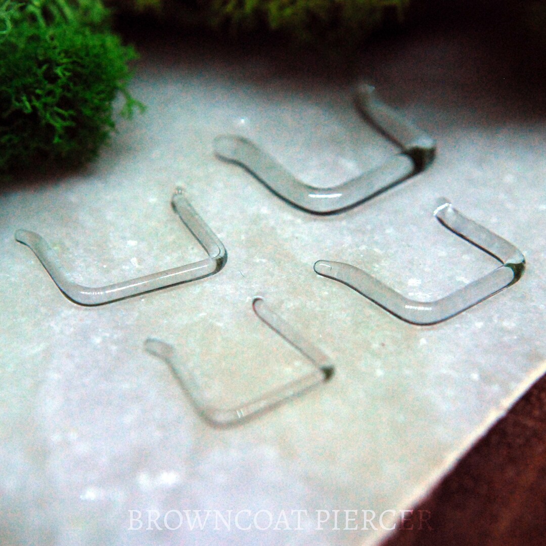 Septum Piercing Retainer - Glass - Septum Keeper - Etsy