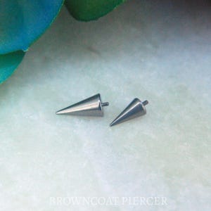 Implant Grade Titanium Extra Large Spike Ends - 1.2mm / 16ga - Cone ...