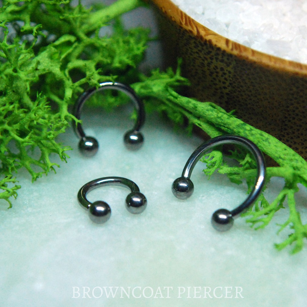 Basic Titanium Internally Threaded Circular Barbell - Etsy