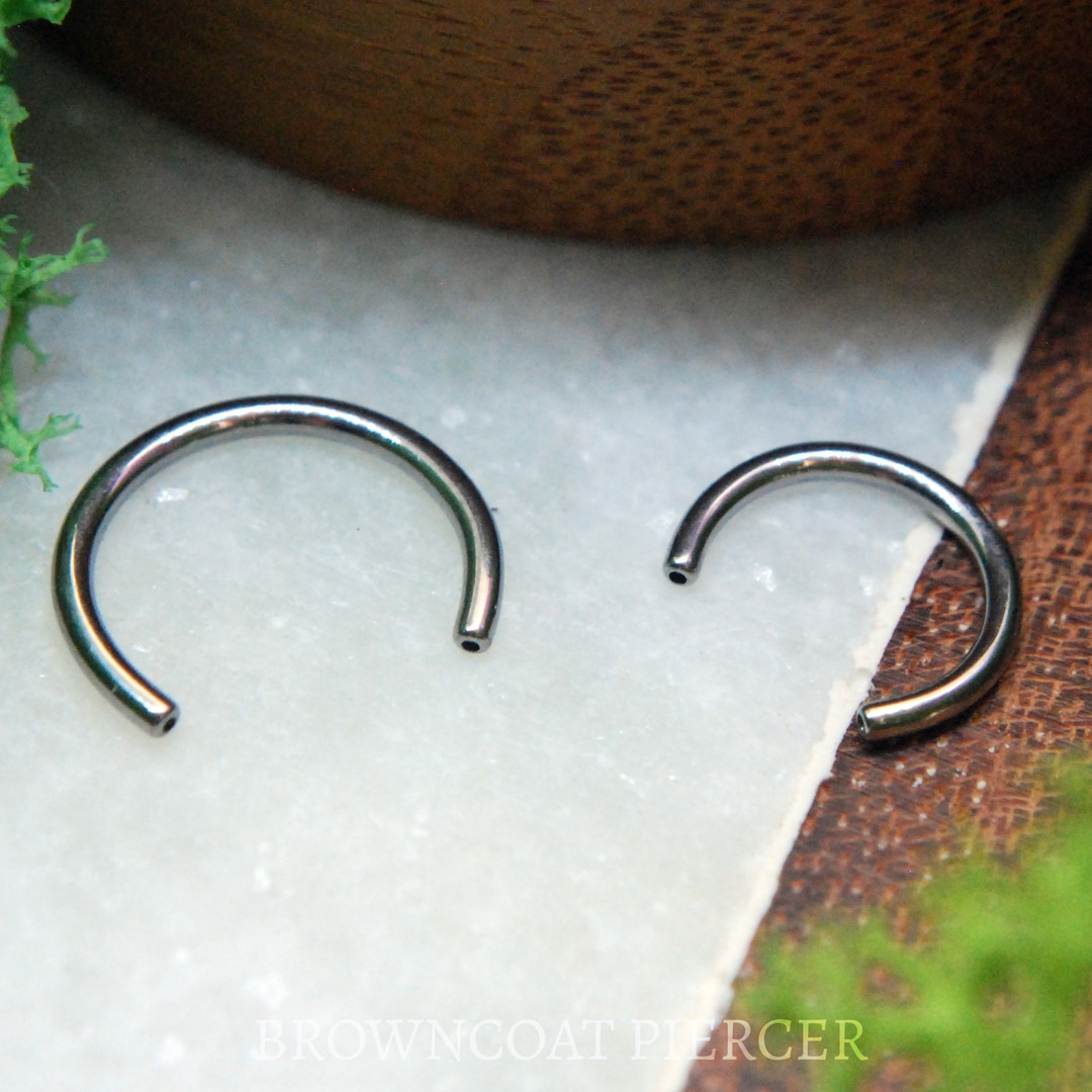 Basic Titanium Threadless Circular Barbell - Etsy