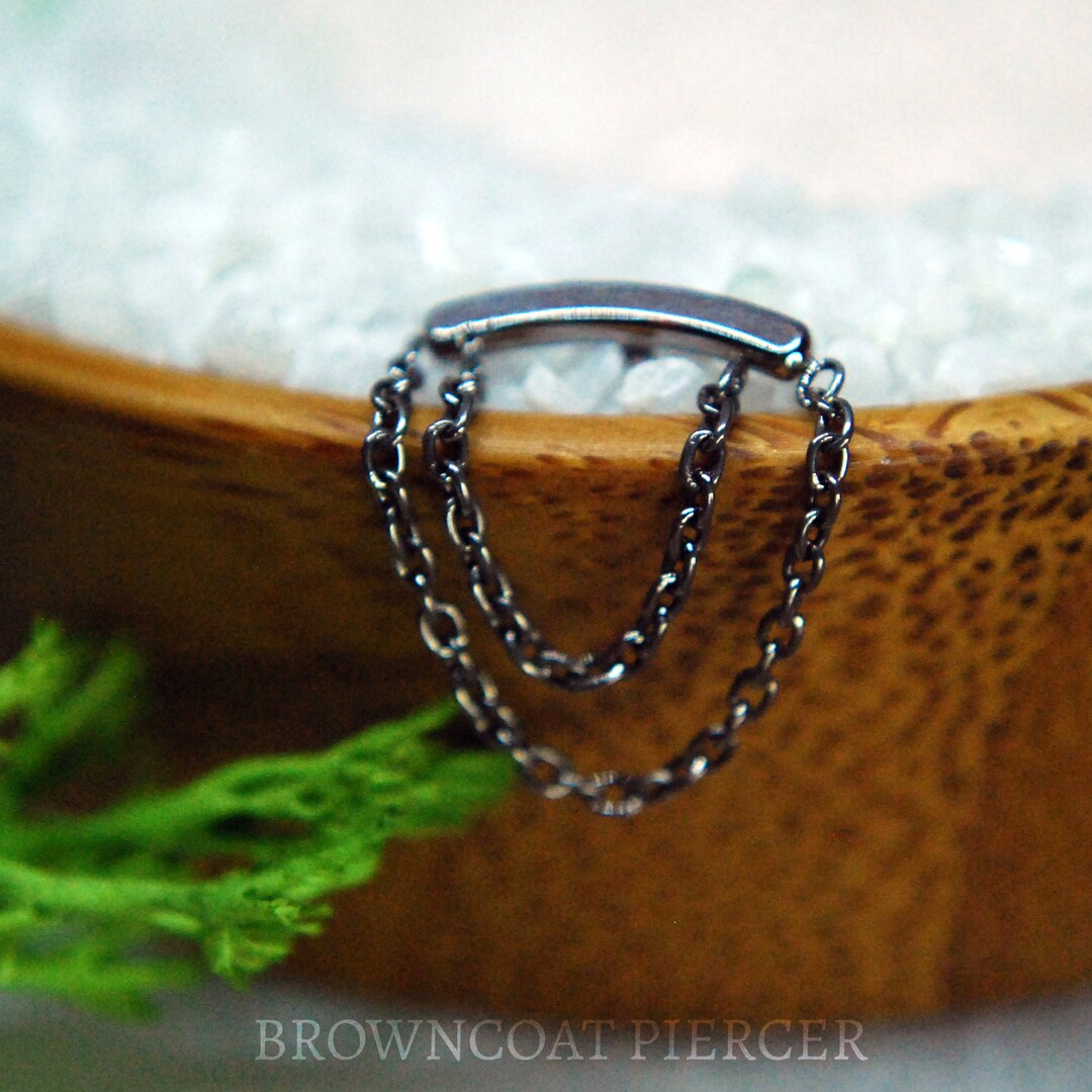 Titanium Internally Threaded End Curved Chain End Implant Grade ...