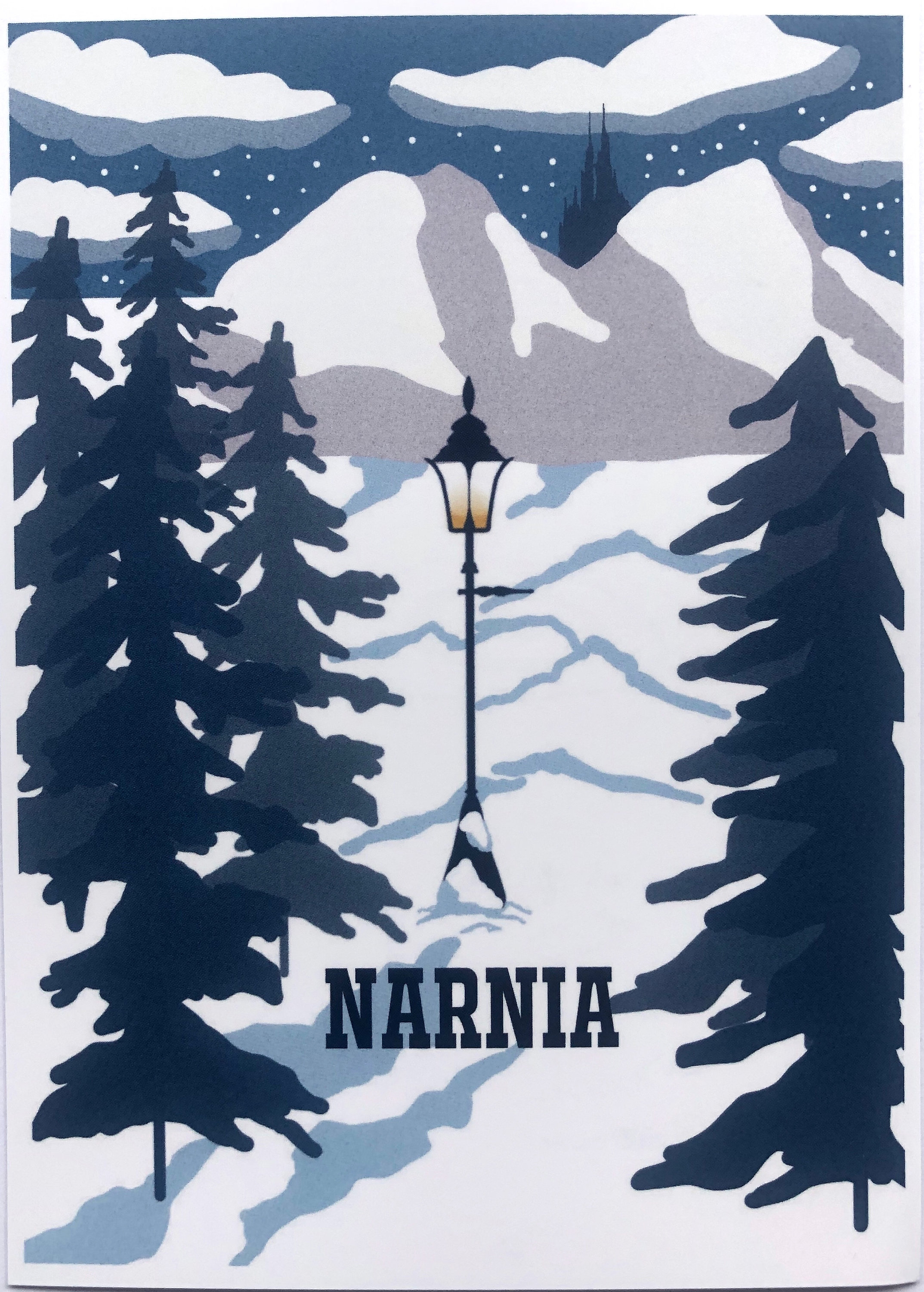 Vintage Narnia Travel Poster - Etsy