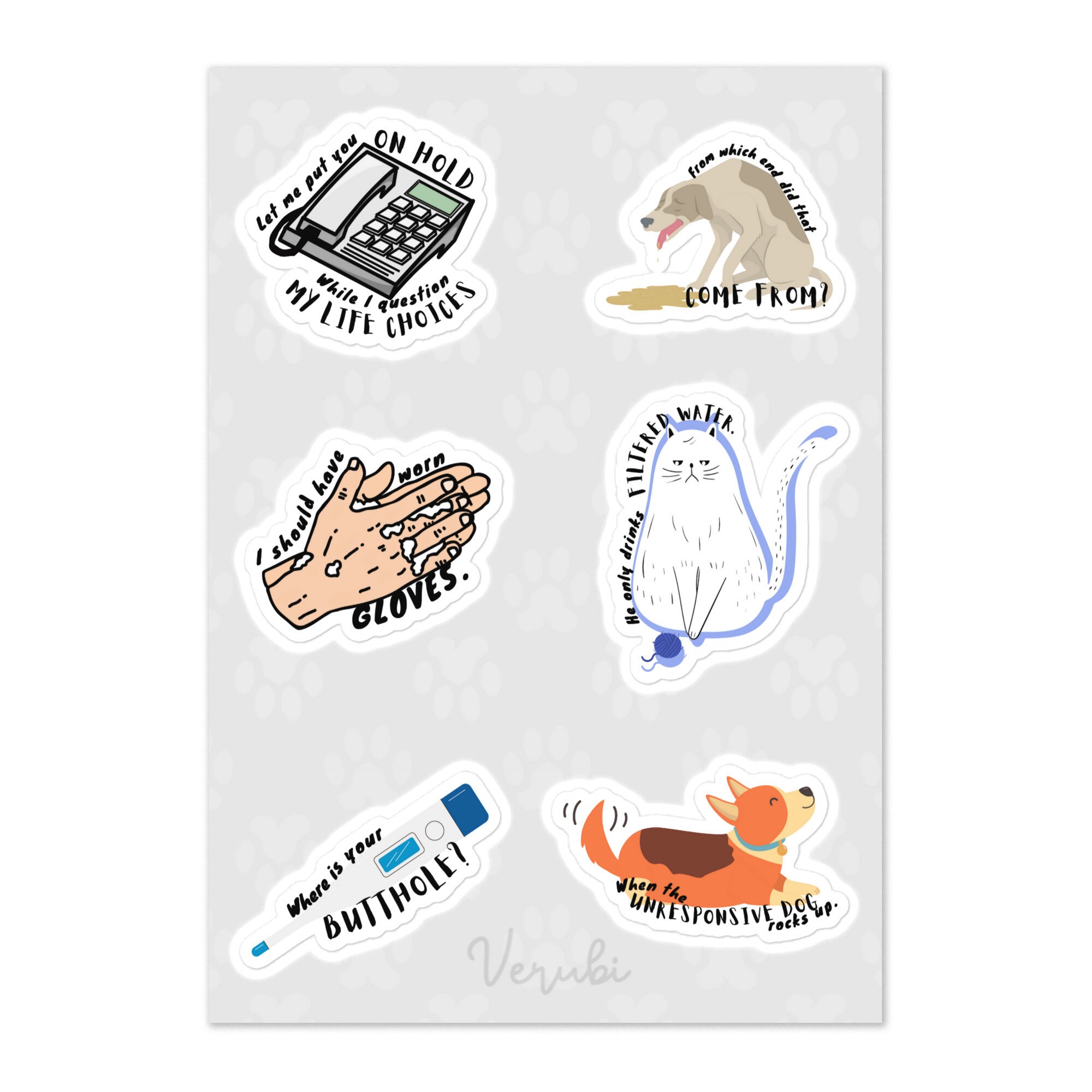 Ultimate Veterinary Sticker Pack - Veterinary Day Gift Idea for Vets ...