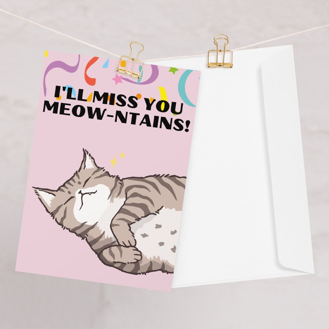 Veterinary Themed Leaving Card MISS YOU! - Veterinary Hospital, New Job ...