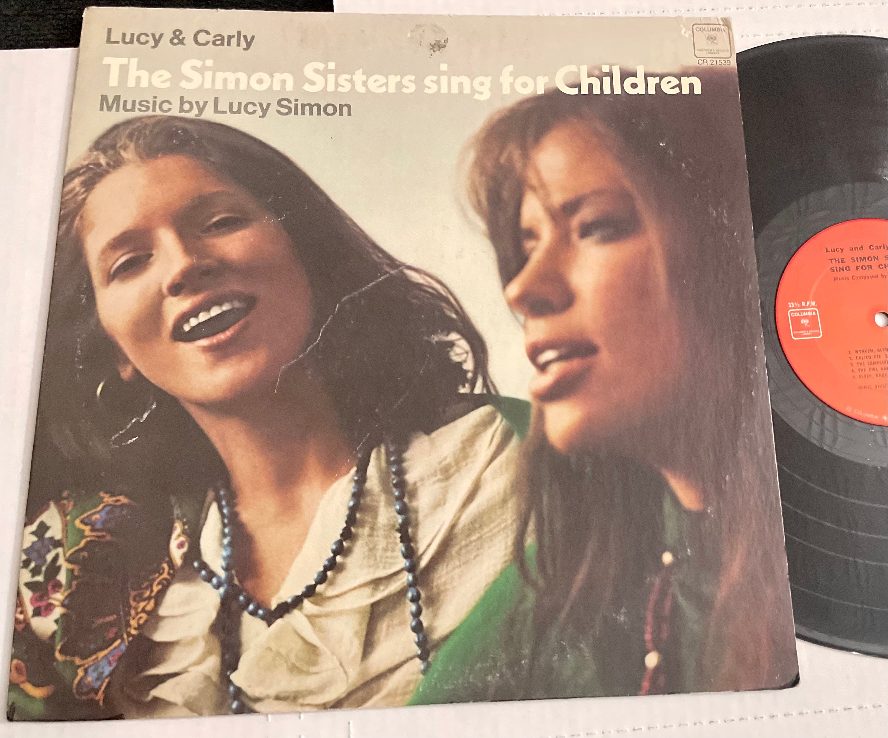 The Simon Sisters carly Simon Sing for Children LP Record Carly Simon ...