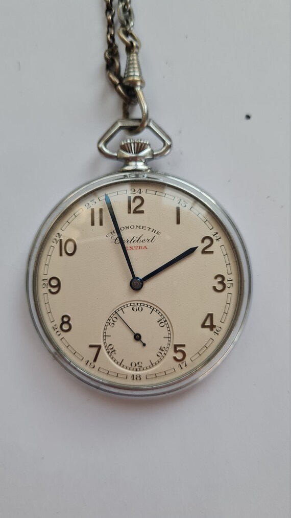 Vintage Cortebert Chronometre Pocket Watch - Gem