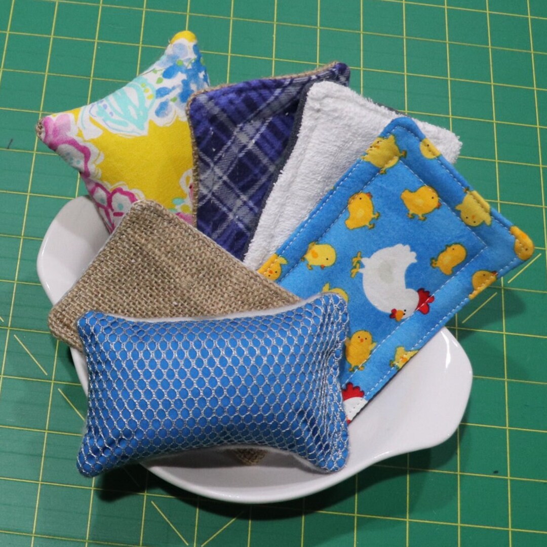 Kitchen Scrubber No Waste Eco Friendly Sewing Pattern. Make a Fabulous ...