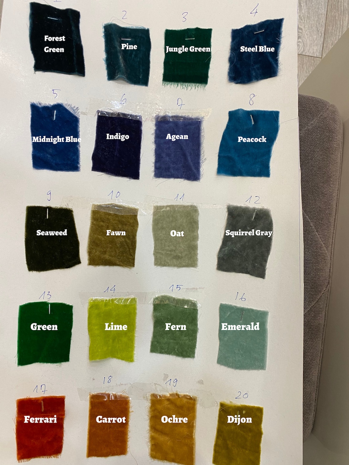 Silk Velvet Sample All Color Silk Velvet Swatch Sample Apparel | Etsy