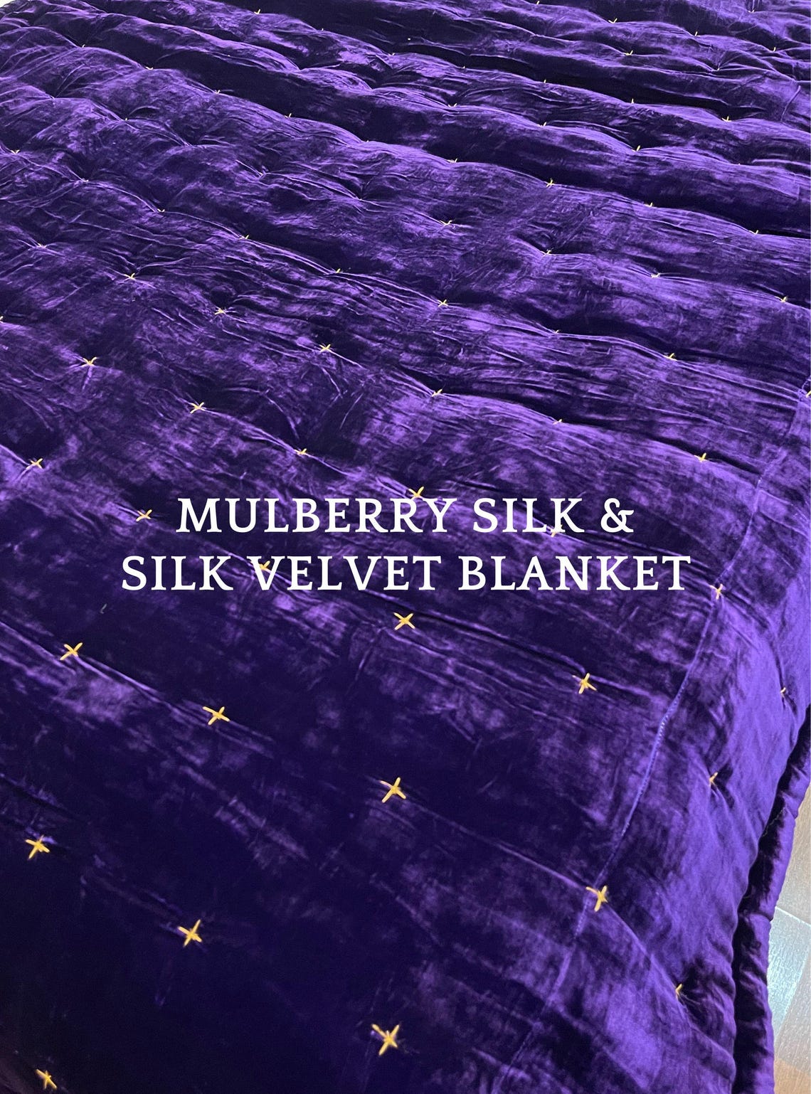 Silk Velvet Throw, Silk Velvet Throw Blanket Quilt, Luxury Silk Velvet ...