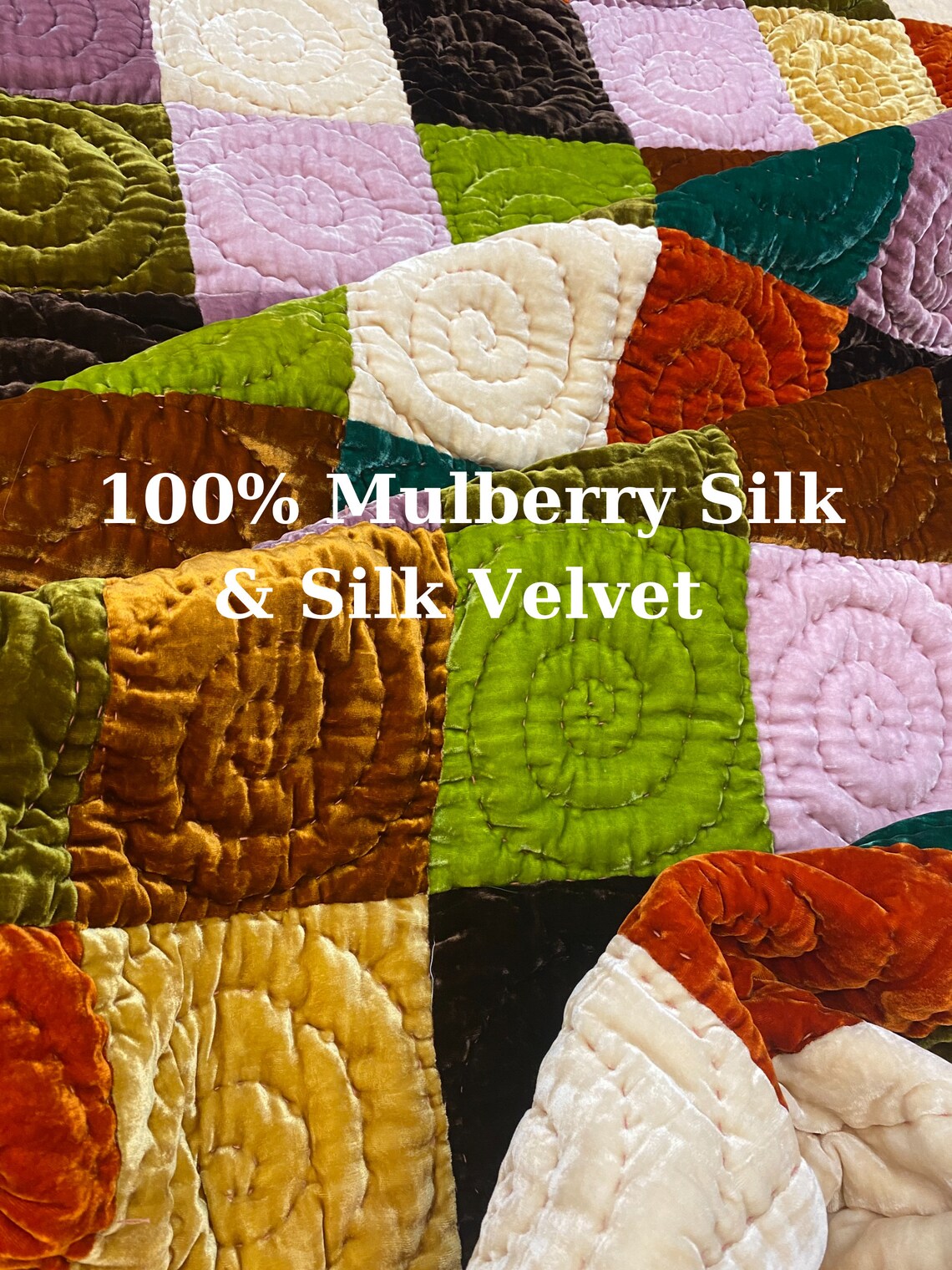 100% Mulberry Silk Velvet Throw Blanket Quilt Luxury Silk - Etsy
