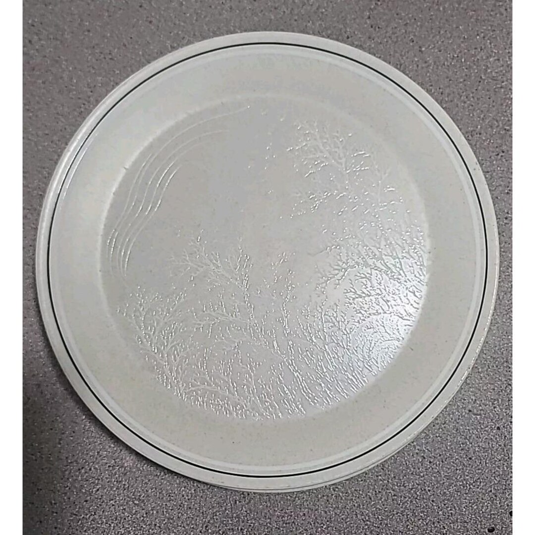 Temper-ware by Lenox Silhouette Dinner Plate - Beige Trees Birds 10" - Etsy