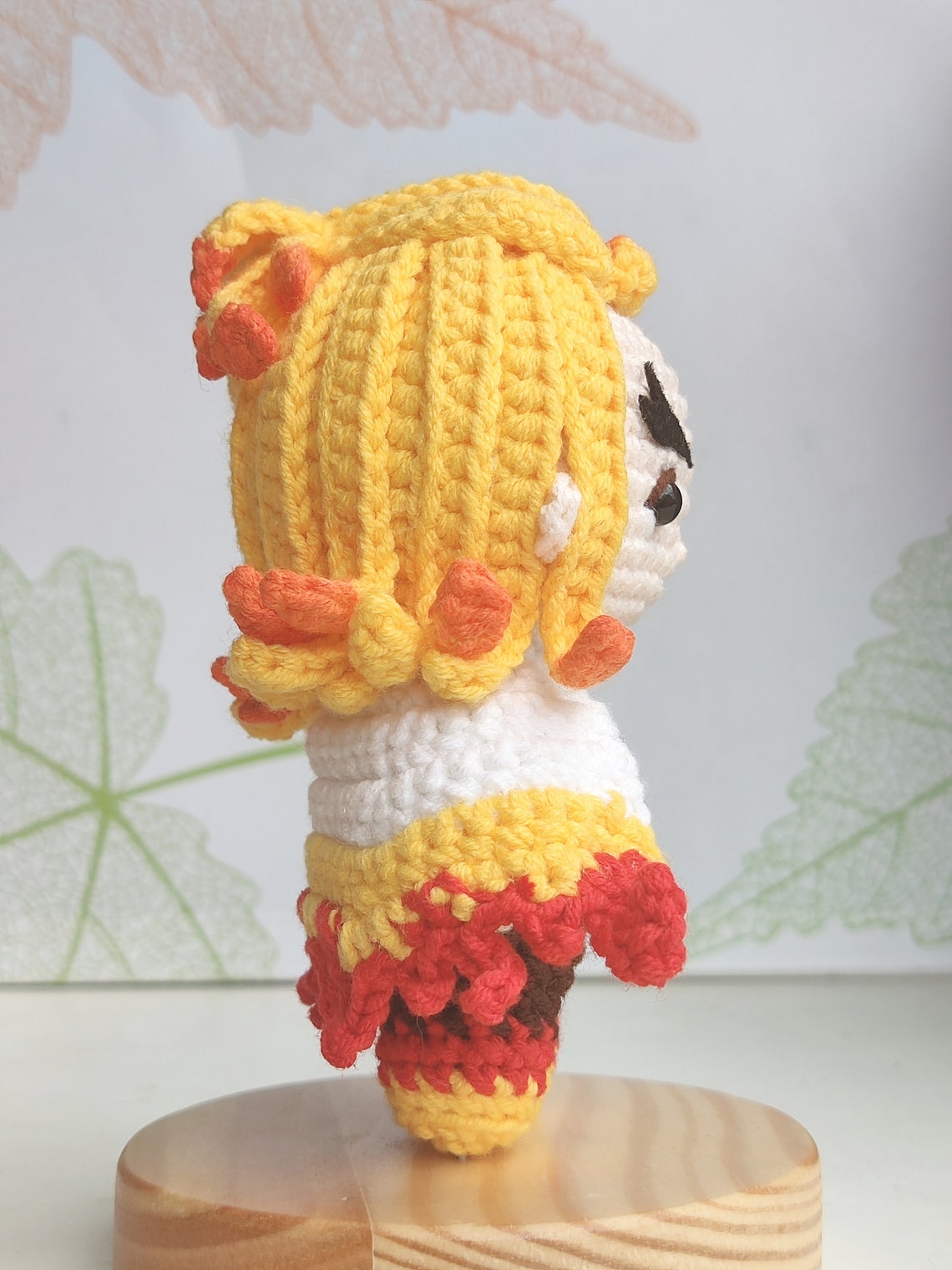 Crochet Rengoku Kyojuro Flame Hashira Amigurumi - Etsy