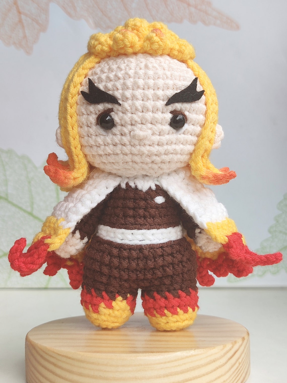 Crochet Rengoku Kyojuro Flame Hashira Amigurumi - Etsy